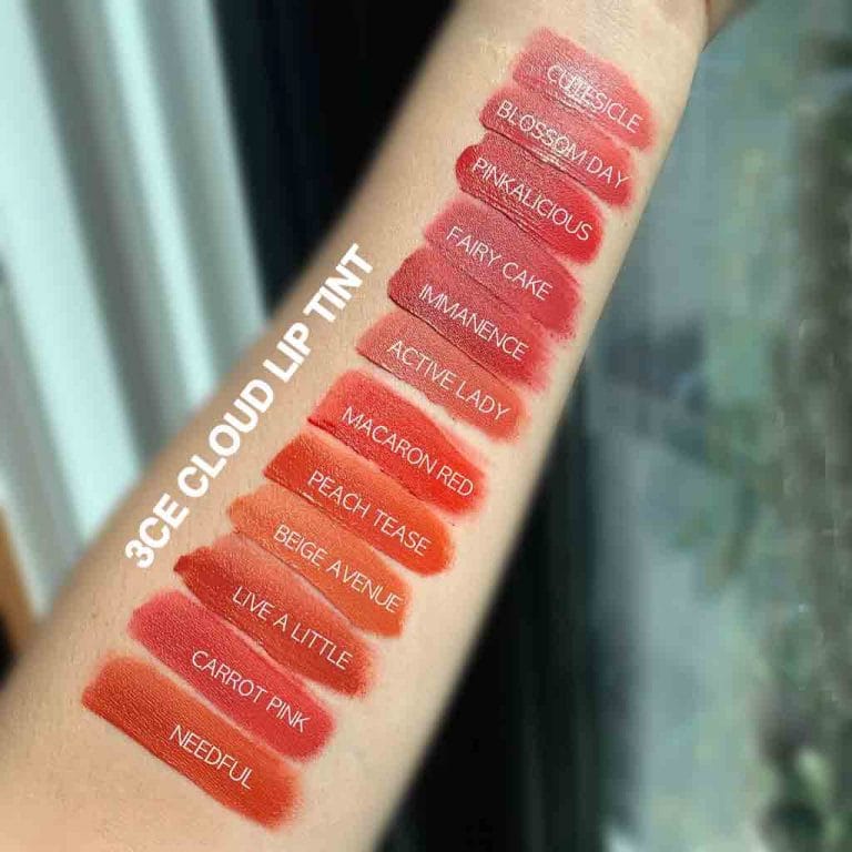 Review & Swatch 3CE Cloud Lip Tint (2022 Updated) | BeauUp.com