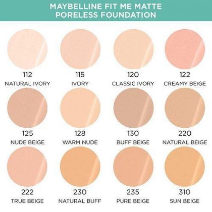 Maybelline Fit Me Matte Poreless Foundation Review |BeauUp.com