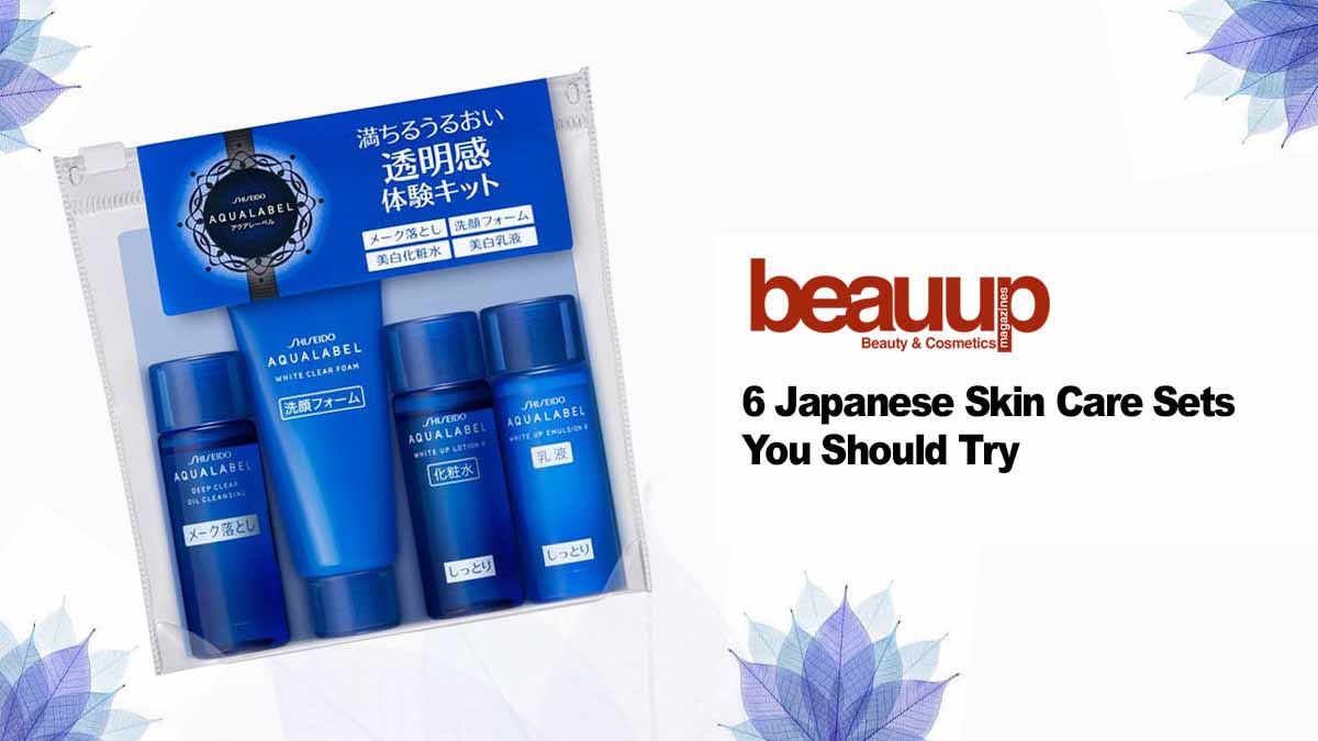 Review 6 Japanese brands Skin Care Sets | BeauUp.com